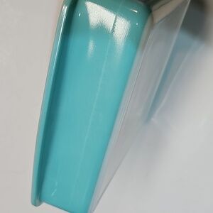 Pyrex | Kitchen | Vintage Mcm Pyrex 222 8 Robins Egg Blue Turquoise ...